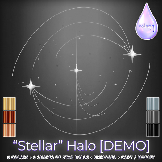 Second Life Marketplace - rainnn - Stellar Halo Accessories [Demo]